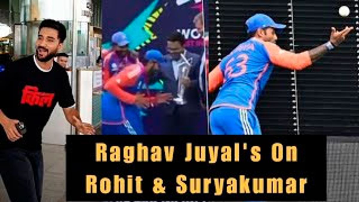 Raghav Juyal reacts to Rohit Sharma's Show Motion Walk & Suryakumar ...