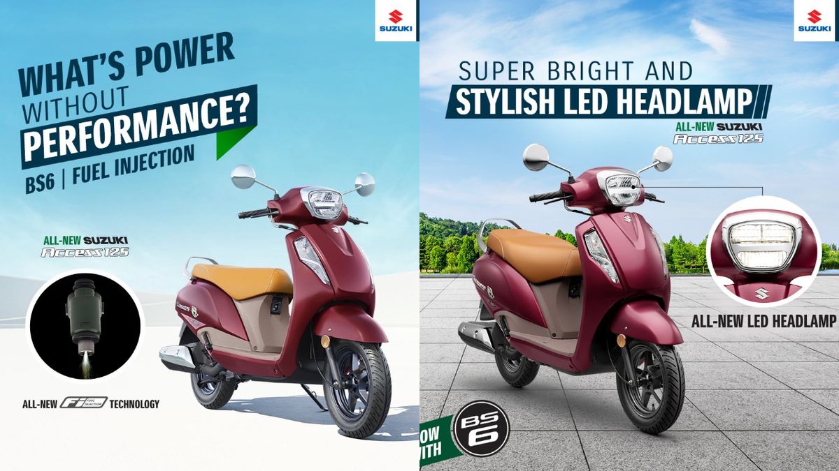 BS6 Variant Of Suzuki Access Launched In India: Specs, Features, Price ...