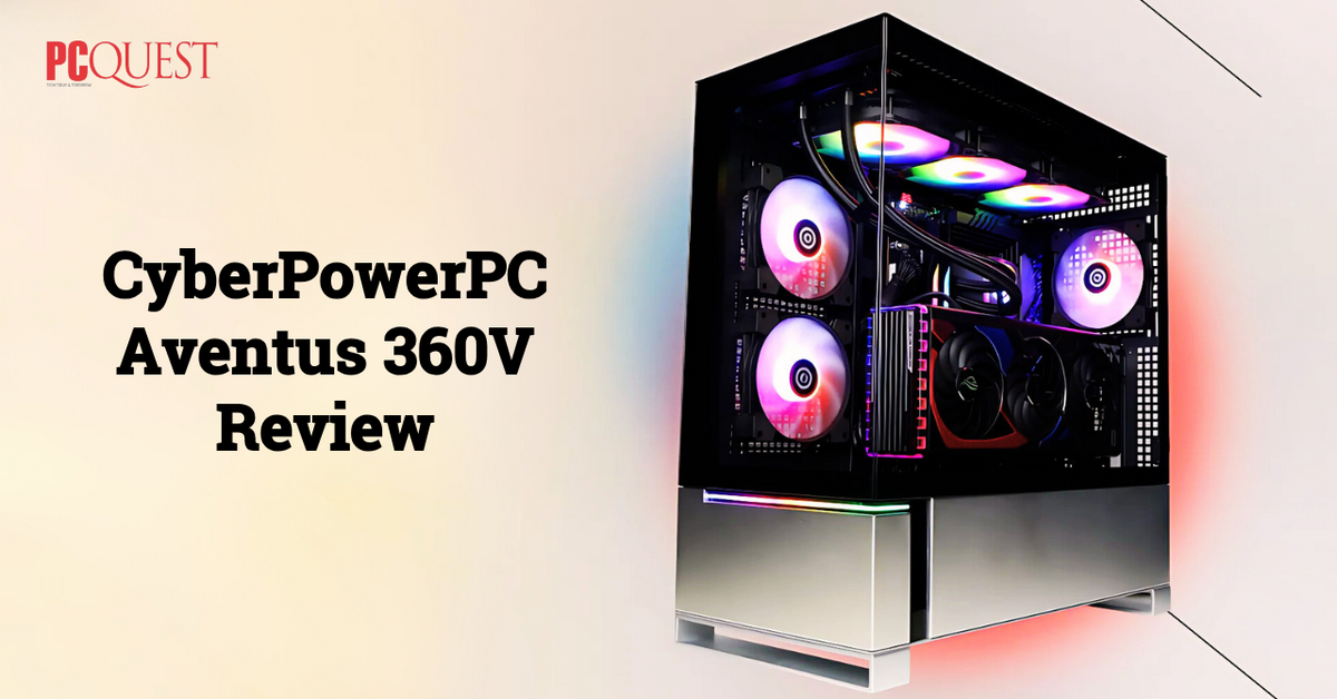 The CyberPowerPC Aventus 360V offers seamless gaming with AMD Ryzen 5 ...