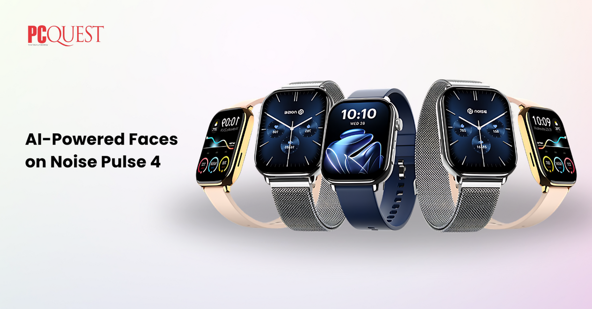 Noise unveils the ColorFit Pulse 4 Max with AI Watch Faces