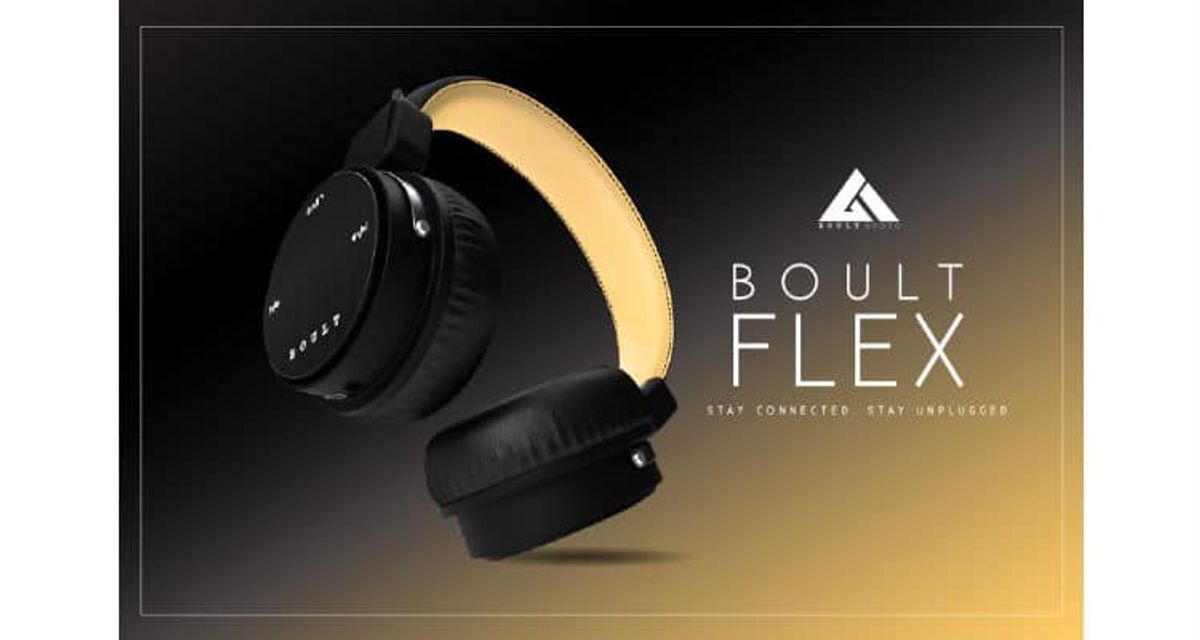 Boult Audio Introduces Flex bluetooth Wireless on-ear stereo Headphones ...