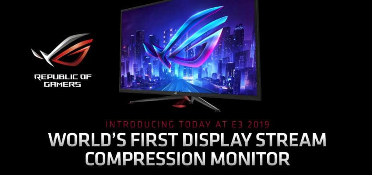 ASUS Launches First Monitor with Display Stream Compression Technology