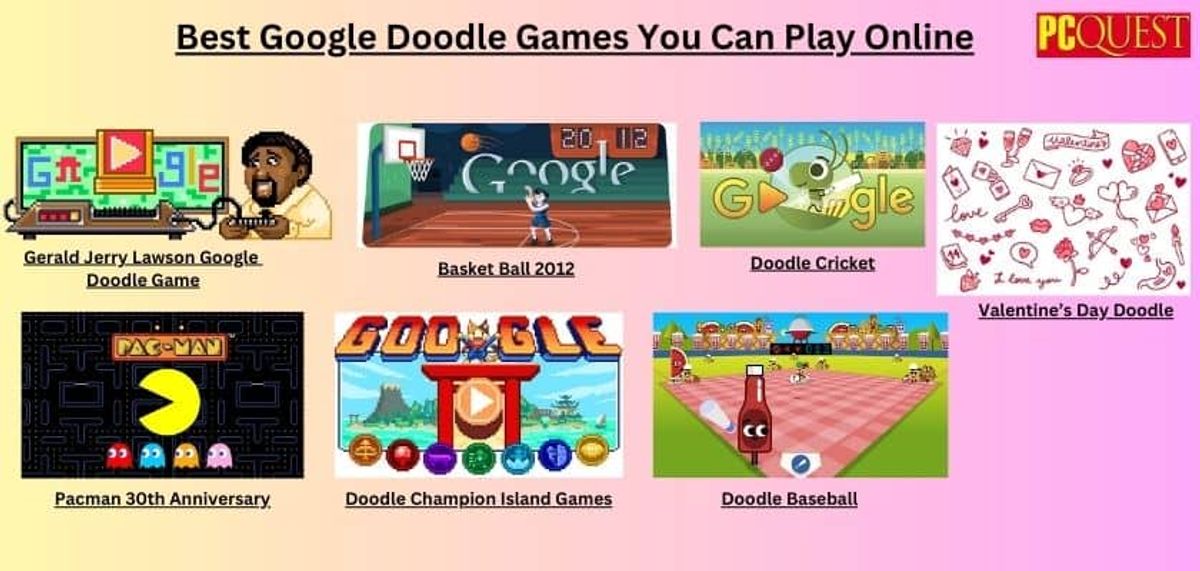 Best Google Doodle Games- Play Gerald Jerry Lawson, Pacman 30th ...