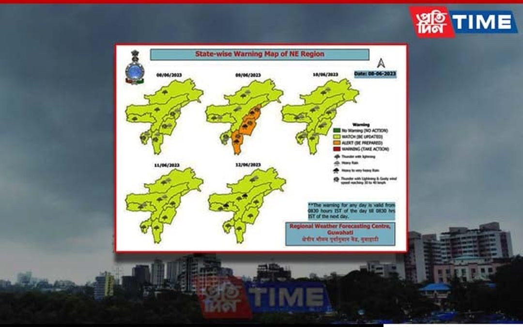 Northeast Monsoon Onset Likely on Saturday, IMD Issues Yellow Alert