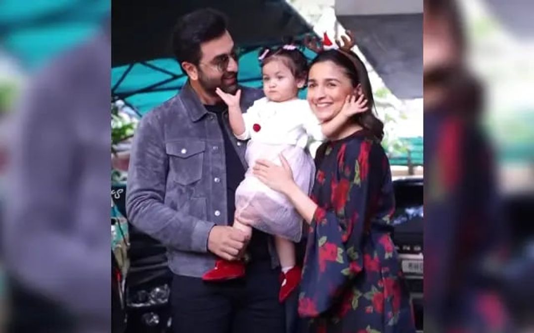Raha Steals The Show As Ranbir, Alia Reveal Daughter's Face