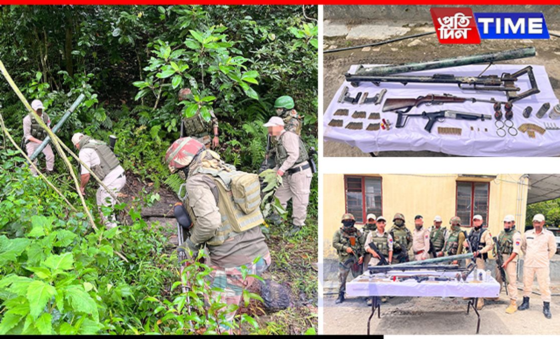 Manipur: Indian Army Unearths Major Arms, Explosives Cache