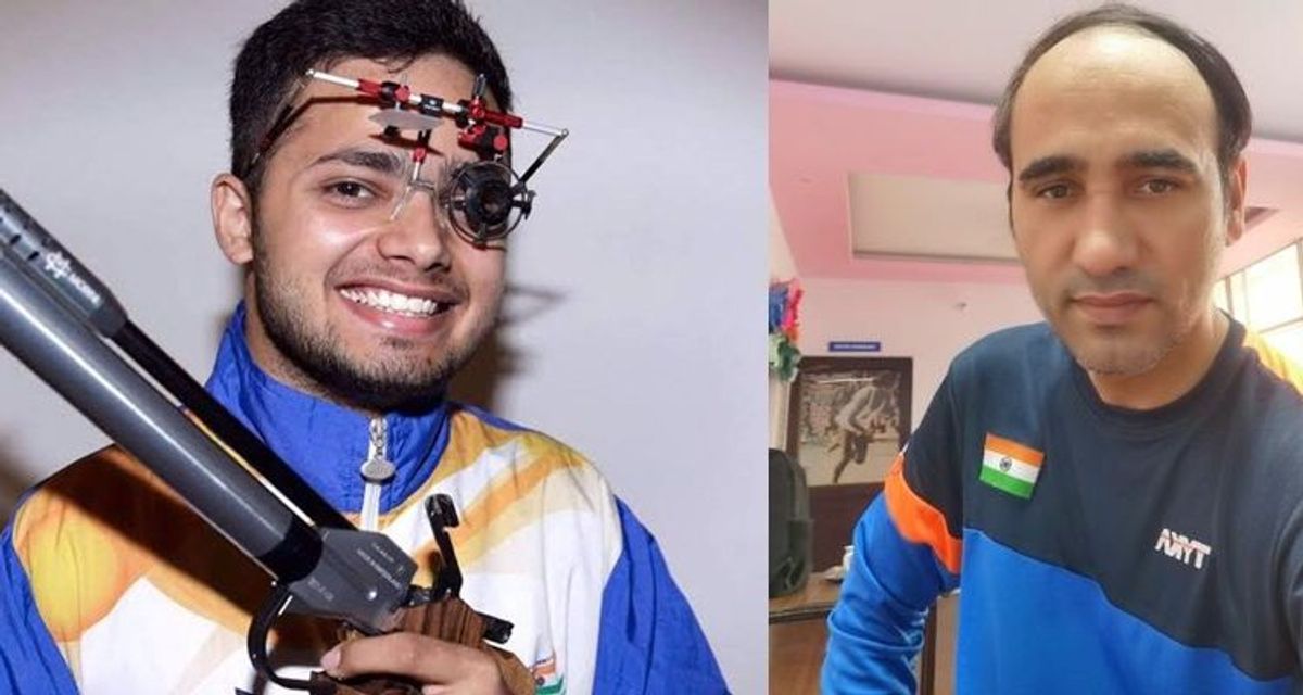 Shooter Manish Narwal wins Gold in Mixed 50m Pistol, Singhraj seals ...