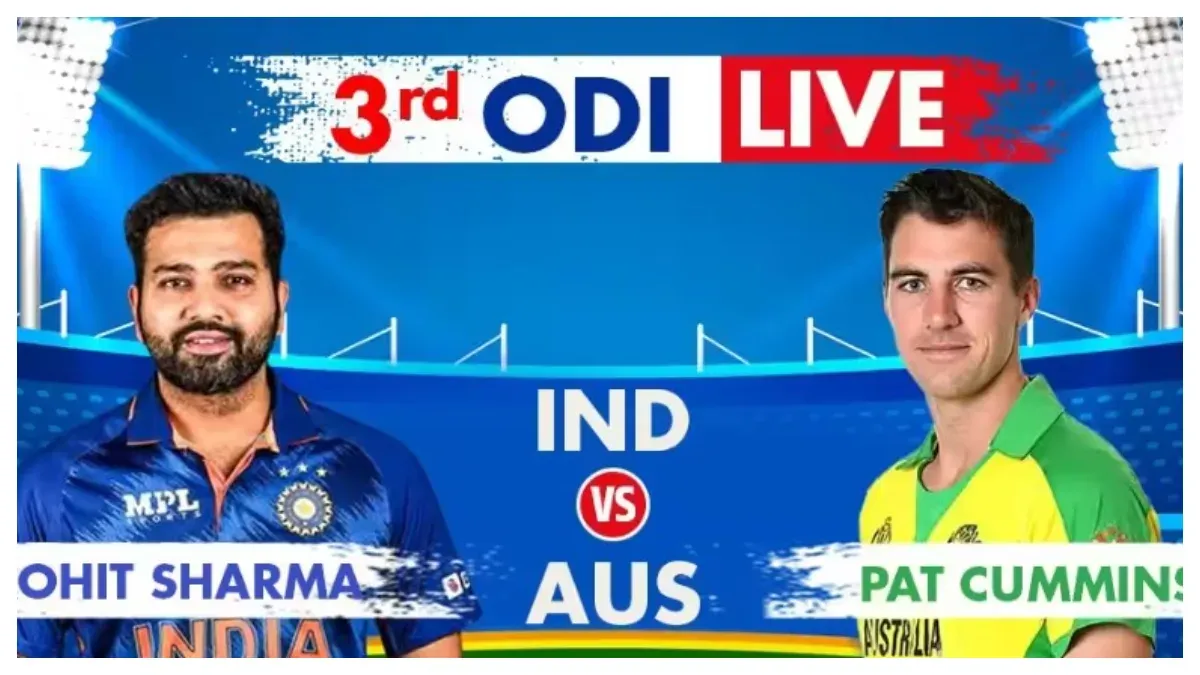 Ind Vs Aus భారత్ ఆస్ట్రేలియా మూడవ వన్డే టాస్ గెలిచిన ఆస్ట్రేలియా