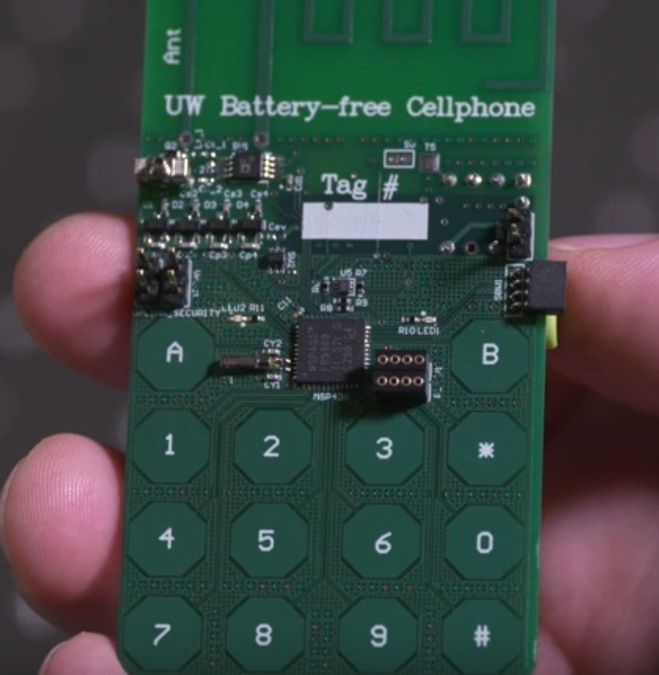 First battery-free cell phone invented