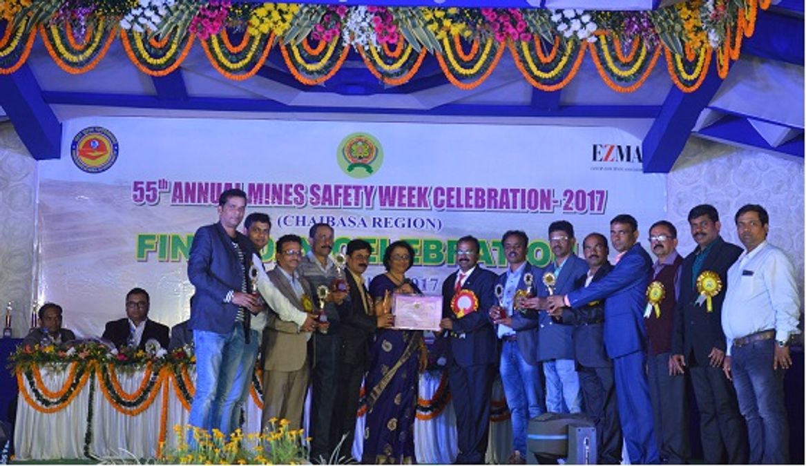 JSPL’s Tensa iron mine bags 23 awards in 55th Mines Safety Week Celebration