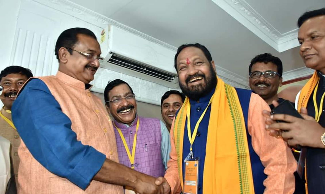 Samir Mohanty takes charge as Odisha BJP President