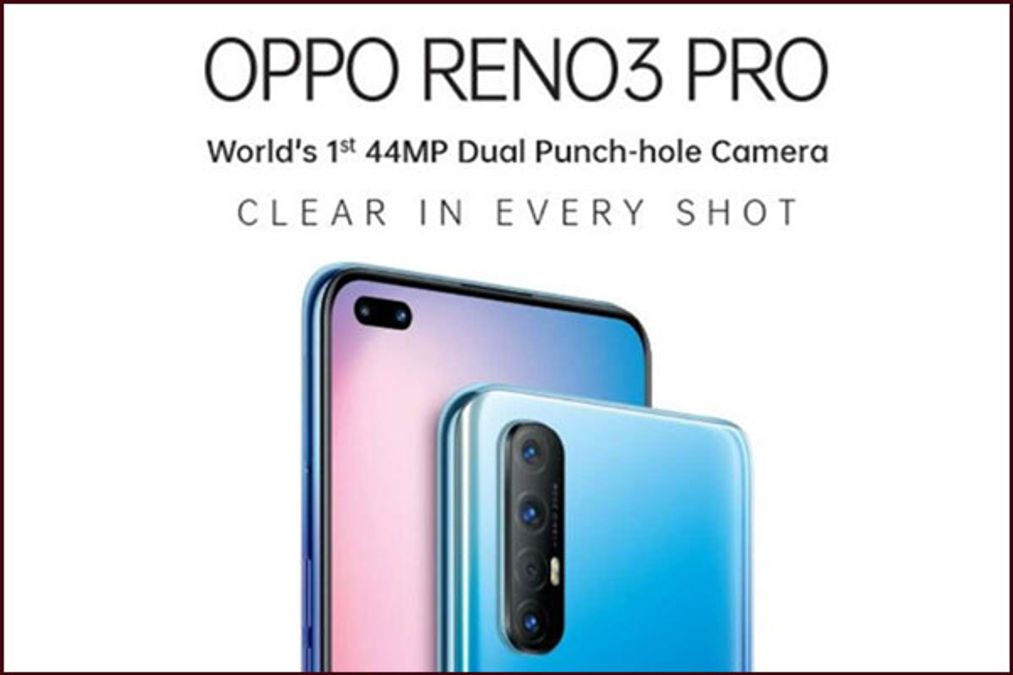 OPPO Reno3 Pro with dual punch-hole selfie camera in India