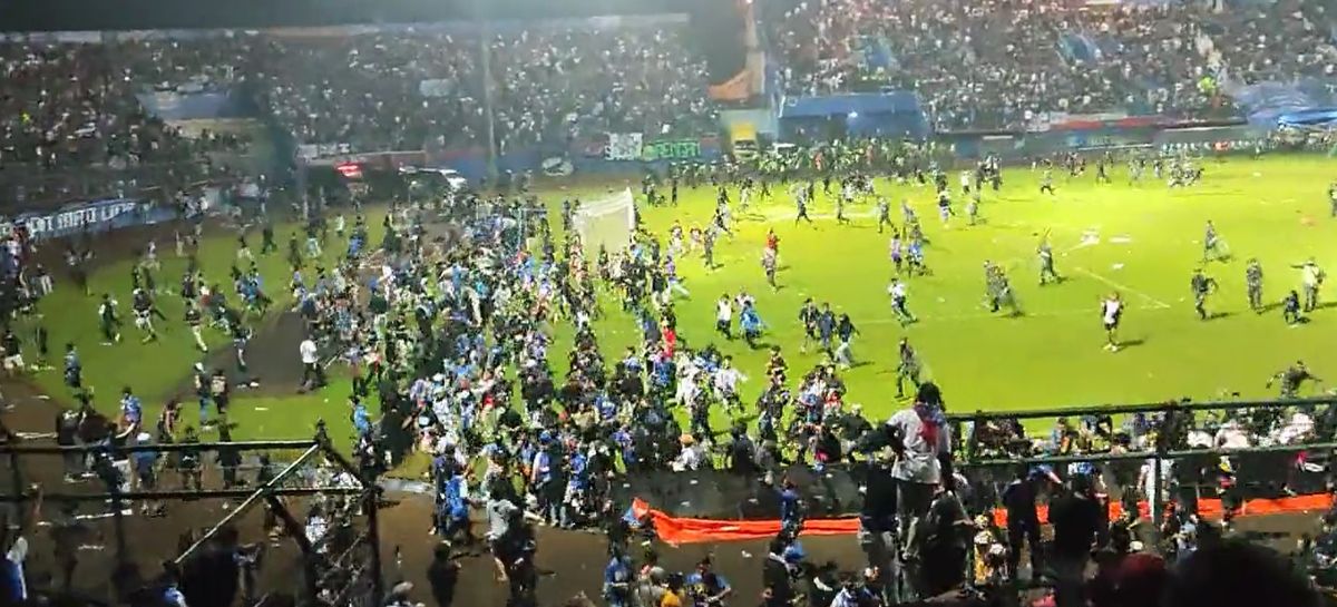 129 people killed after stampede at football match in Indonesia
