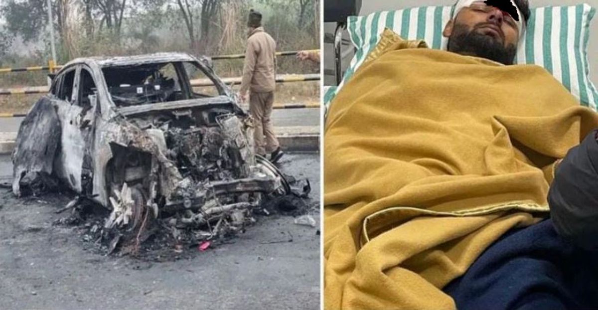 Rishabh Pant fell asleep while driving car, broke windscreen to escape ...