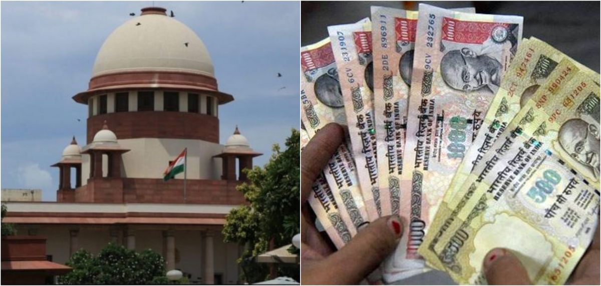 SC affirms Centre's 2016 decision to demonetise currency notes of Rs ...