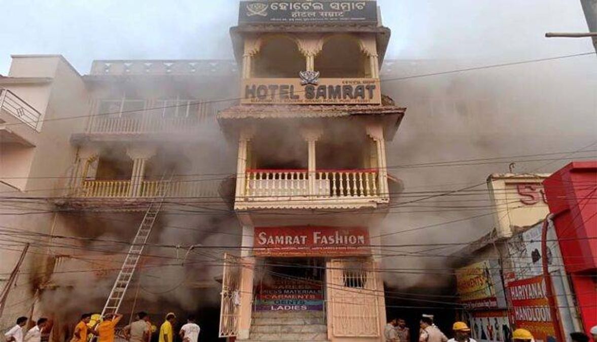 Puri Market Complex fire yet to be doused after more than 12 hours