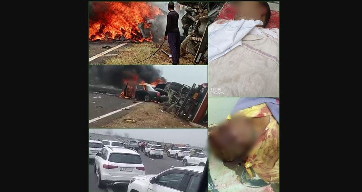 Delhi-Mumbai E-way accident: Kuber group owner was inside Rolls Royce ...