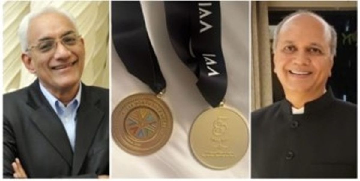 IAA Global honours Srinivasan Swamy and Ramesh Narayan on 85th anniversary