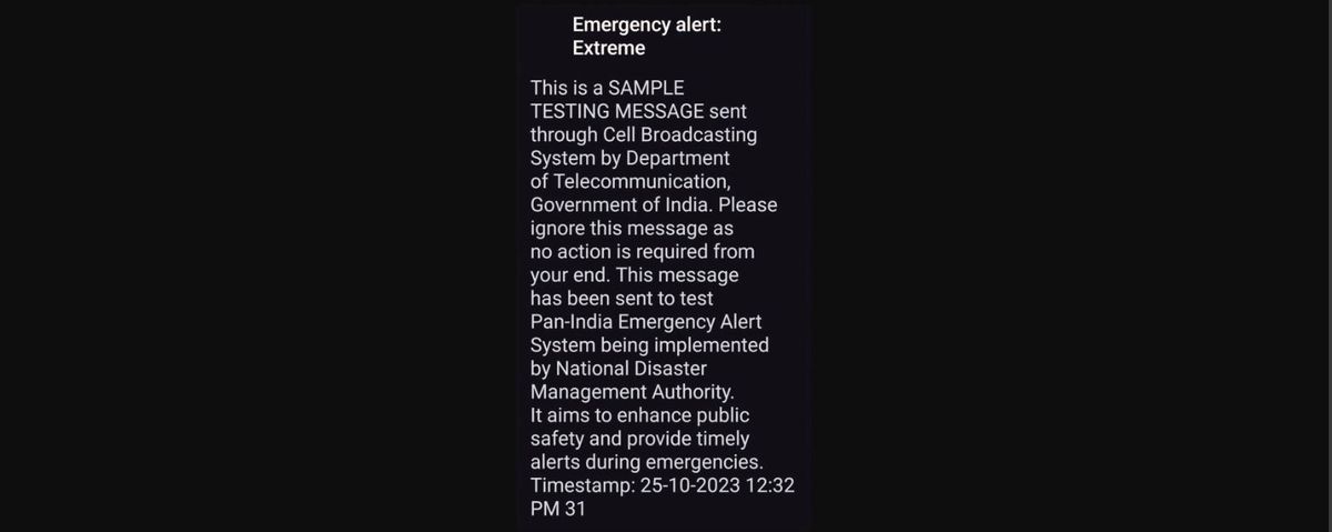 Received 'Emergency Alert' message on mobile phone? Here's all you need ...