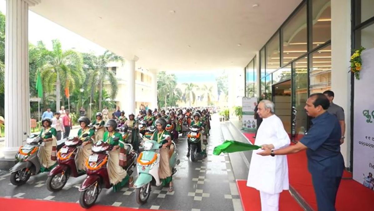 Odisha CM launches Mission Shakti Scooter Yojana for SHG members
