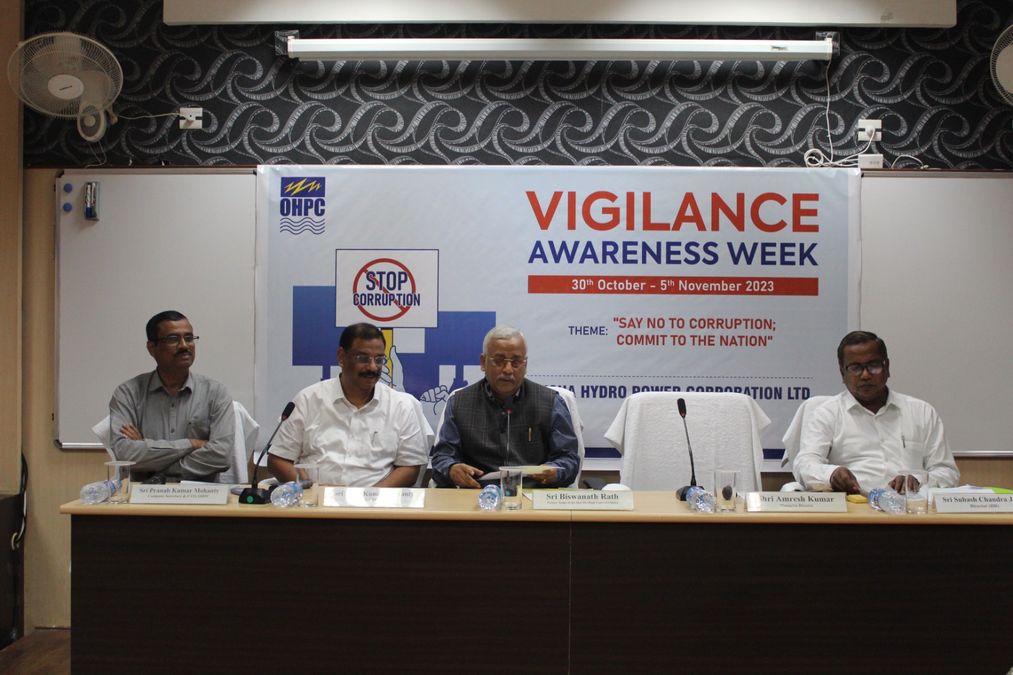 Vigilance Awareness week-2023 observed at OHPC