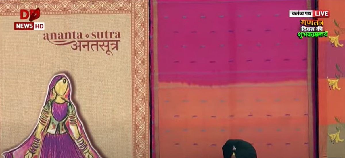 'Endless thread' showcases 1,900 sarees, drapes at Kartavya Path