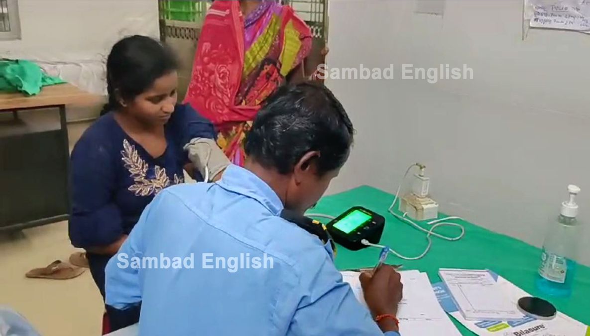 Security guards provide healthcare services at Soro hospital in Odisha ...