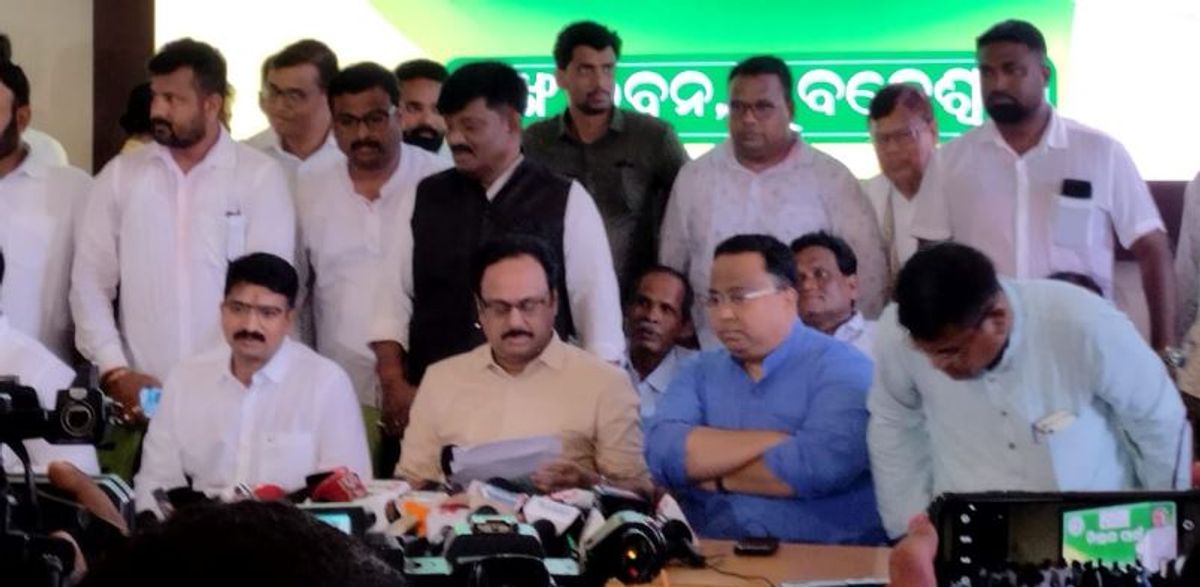 Congress leader Sura Routray's son Manmath joins Biju Janata Dal