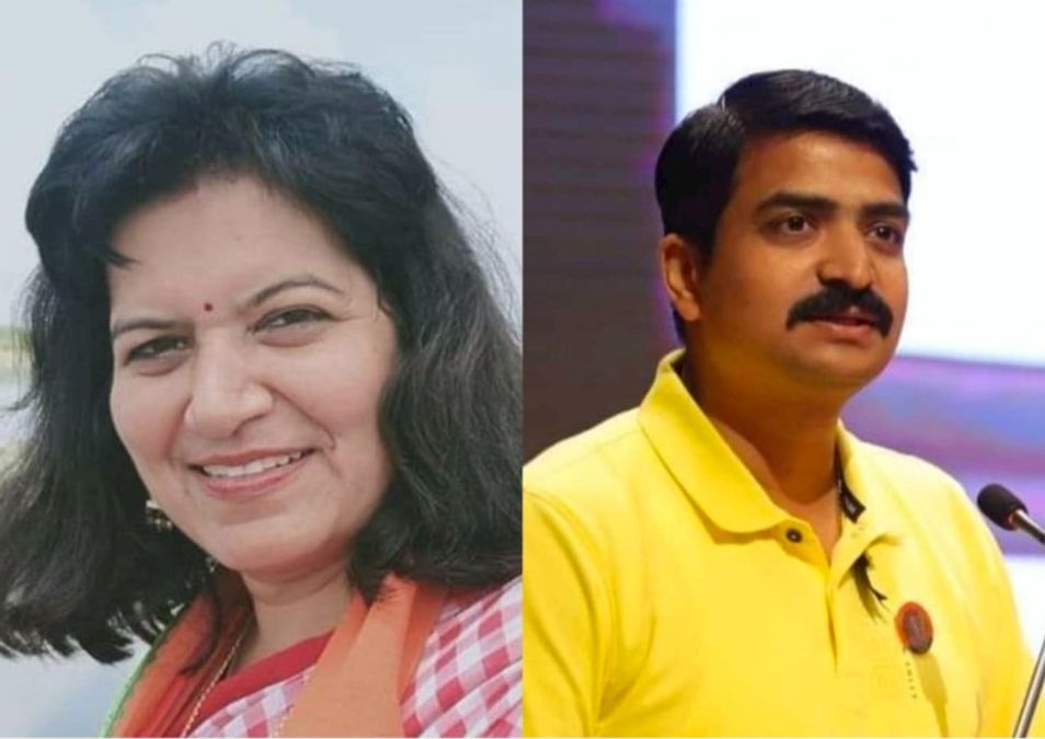 Aparajita, Manmath file nominations for Odisha's Bhubaneswar LS seat