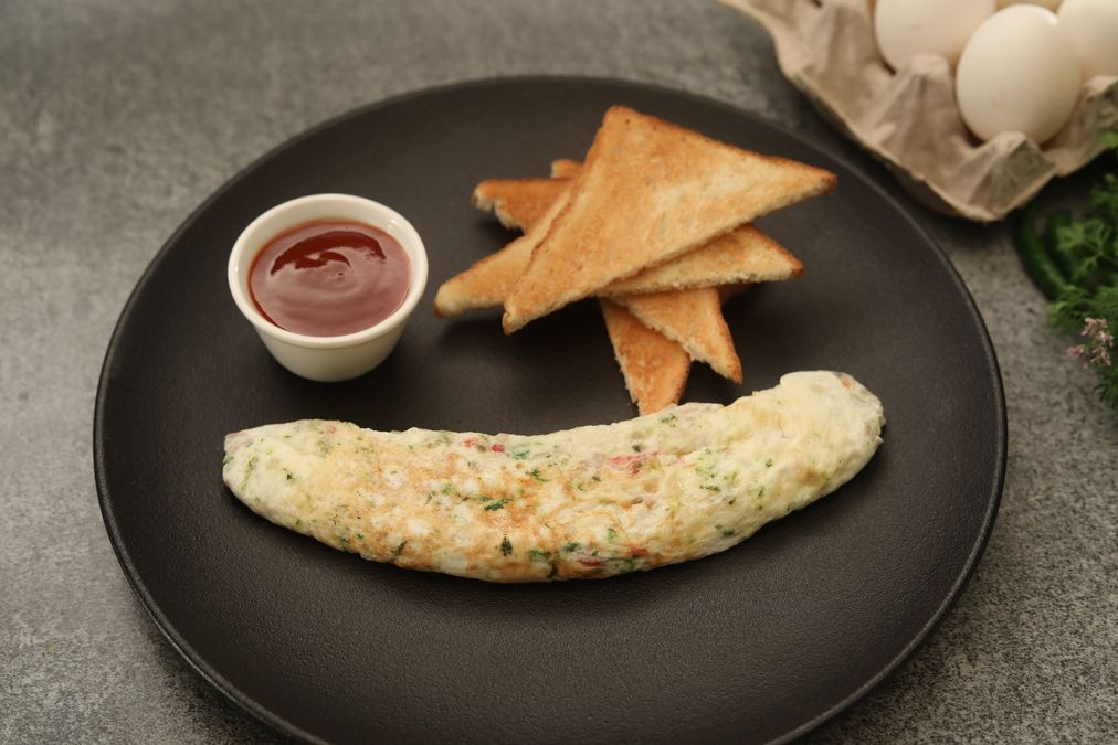 Masala Egg White Omelette