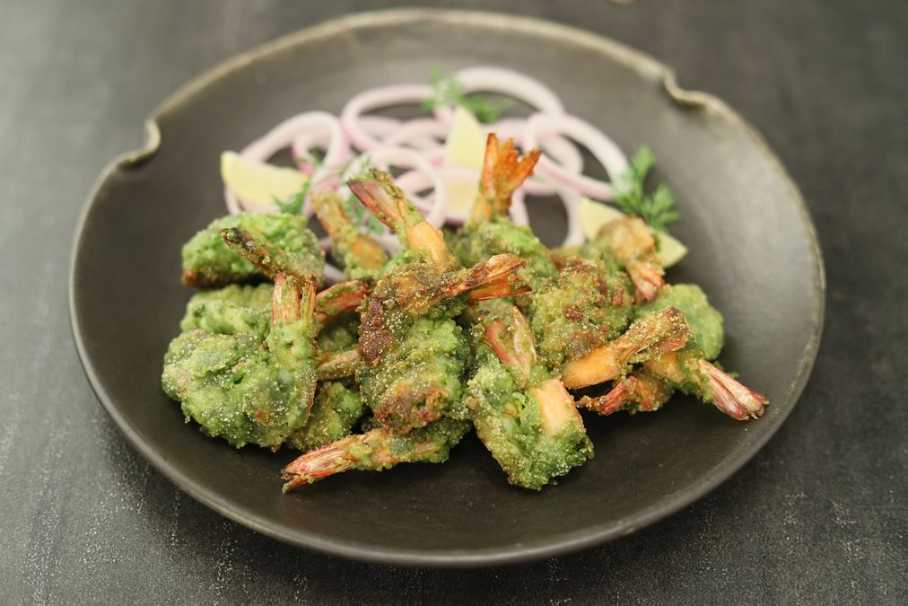 Hirva Masala Prawns