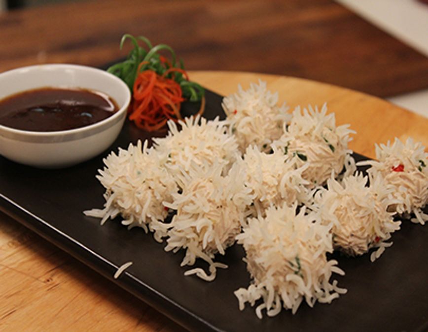 Chicken Flower Dumplings