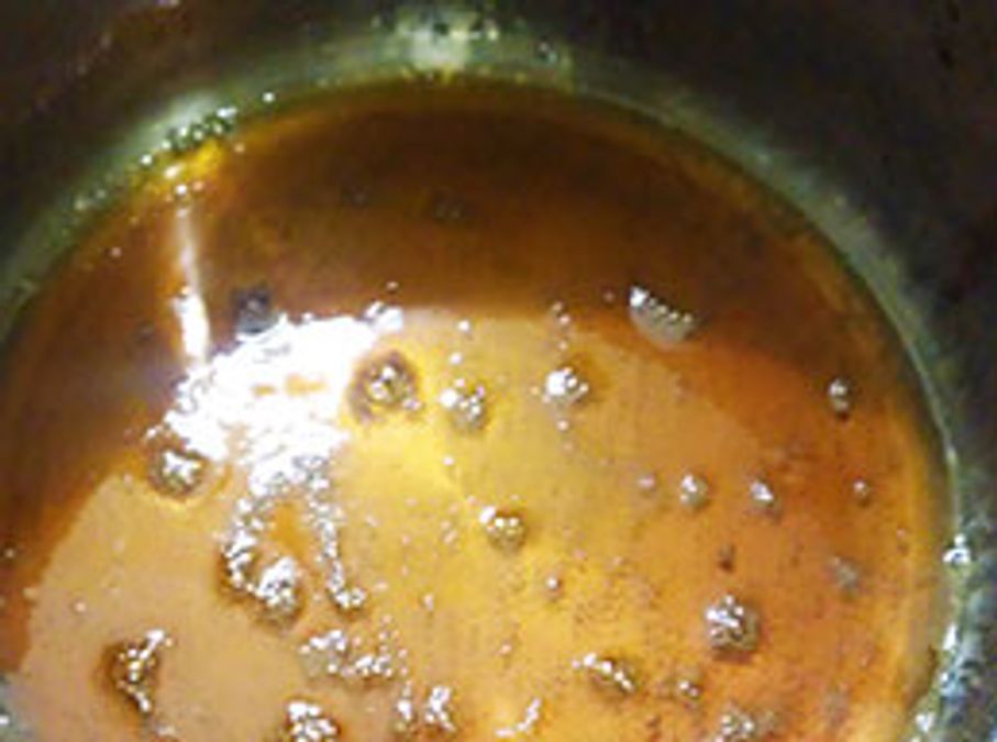 Caramelization of sugar