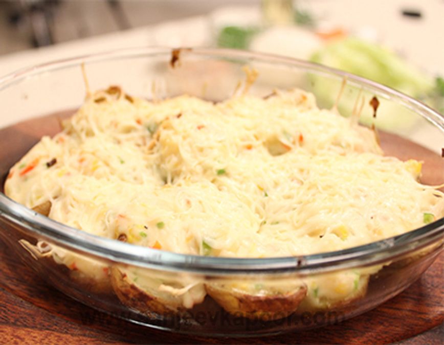 Baked Cheesy Potato Shells