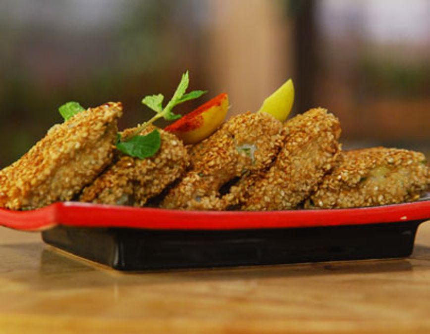 Sesame And Coriander Coated Fish
