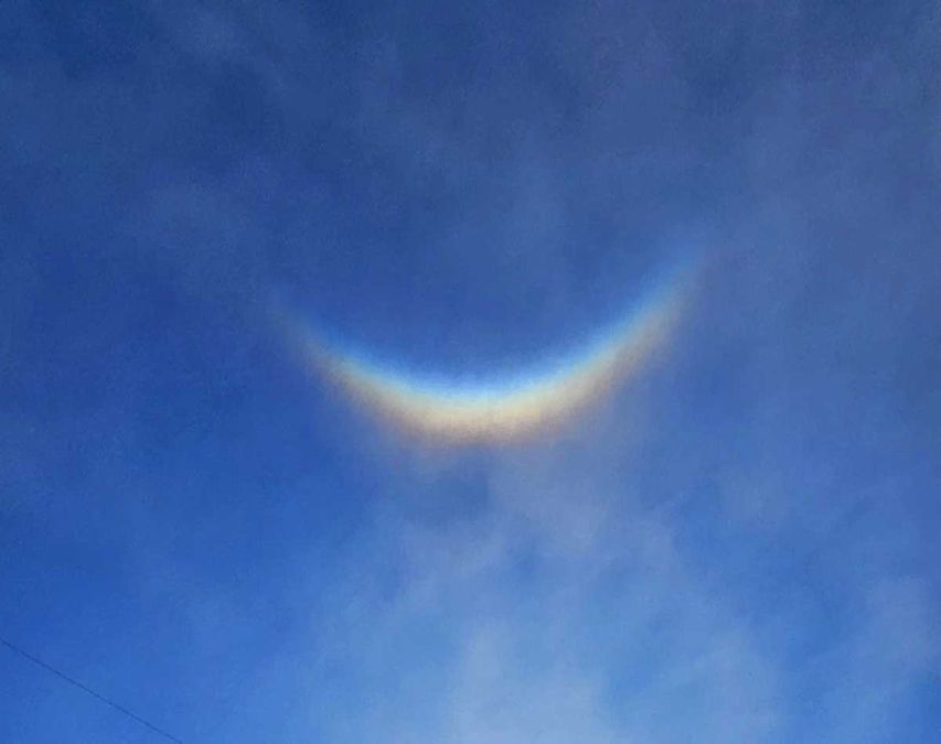 Rare Upside Down Rainbow Phenomenon Captured in Columbus, Nebraska by ...