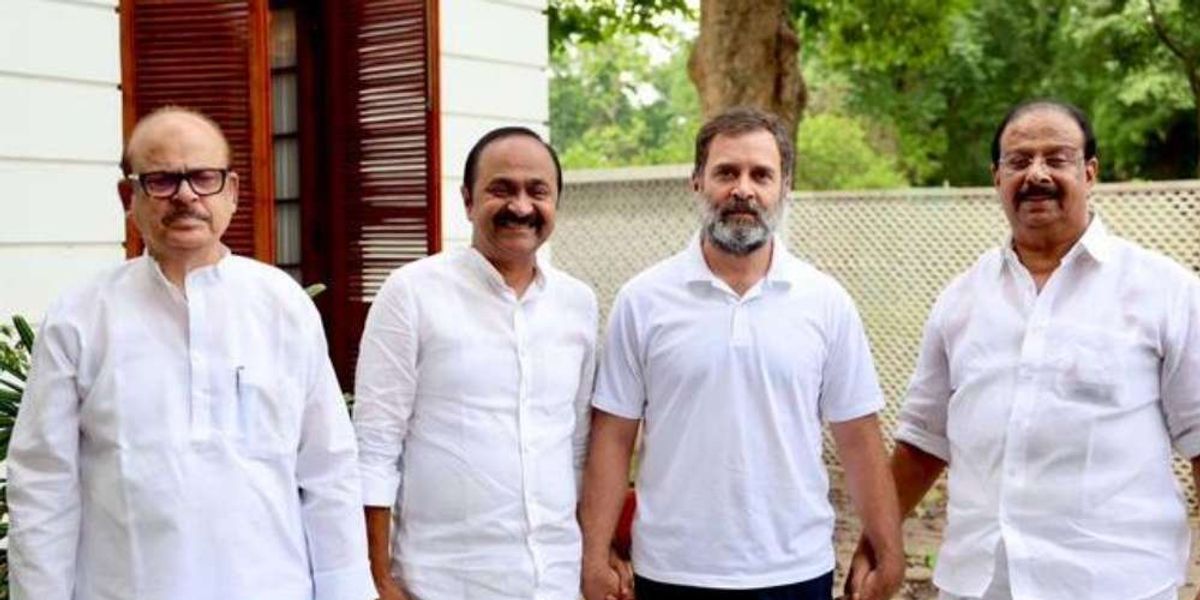 ഭീ ഷ ണി യു ടെ രാ ഷ്ട്രീ യ ത്തെ കോ ൺ ഗ്ര സ് ഭയക്കില്ല സു ധാ ക ര നെ അ