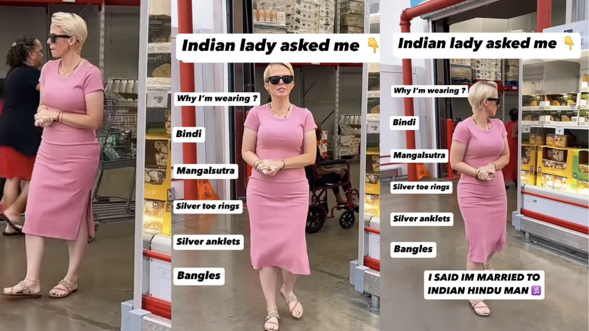 American Woman’s Video On Embracing Indian Traditions Sparks Cultural ...