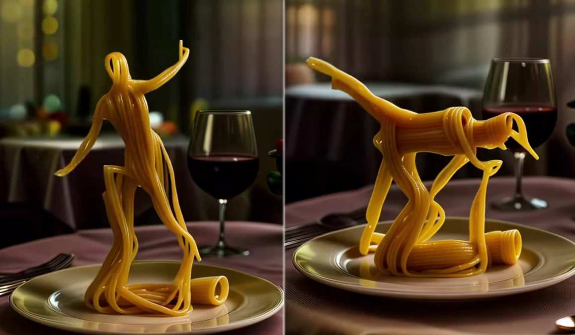 WATCH: Internet Captivated By Spaghetti Dancing In Art Video