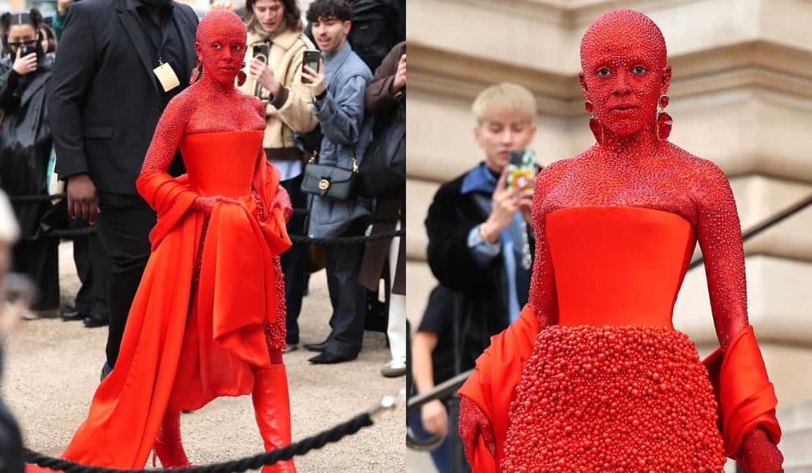 Doja Cat Covers Entire Body In 30,000 Swarovski Crystals At Paris ...