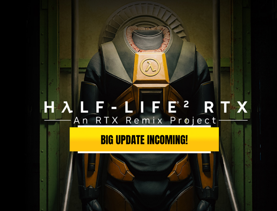 Original Half Life 2 by Valve is getting an RTX remix update
