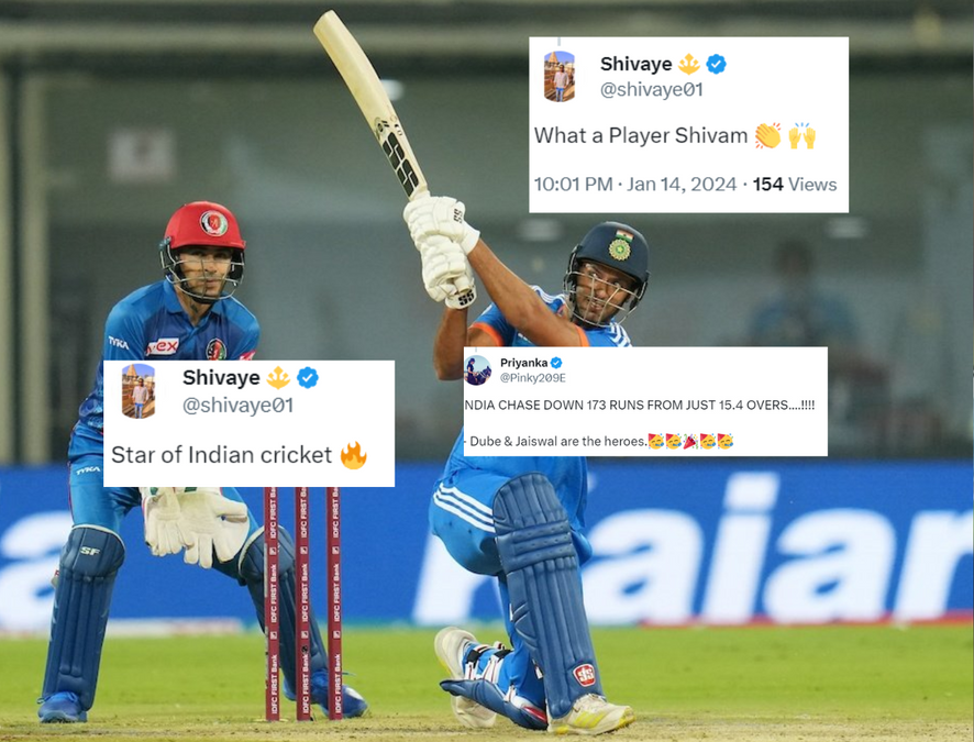 'Kya mtlb ab Pandya ka injury extend ho gaya hai' - Fans react as Shivam Dube guides India to ...