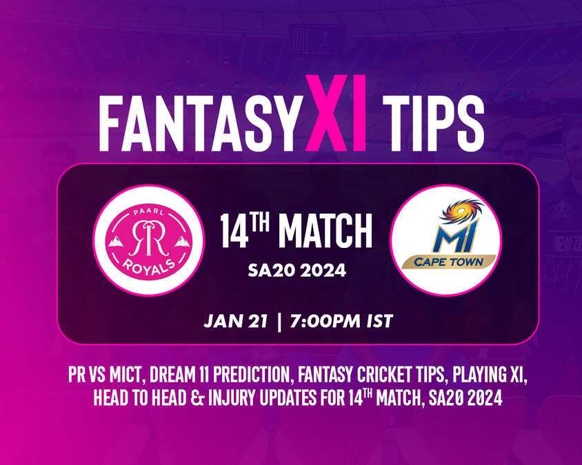 PR vs MICT Dream11 Prediction, Fantasy Cricket Tips, Playing XI for T20SA 2024, Match 14