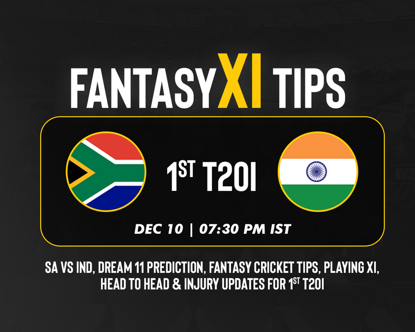 SA vs IND Dream11 Prediction 1st T20I: South Africa vs India playing XI, fantasy team today's ...