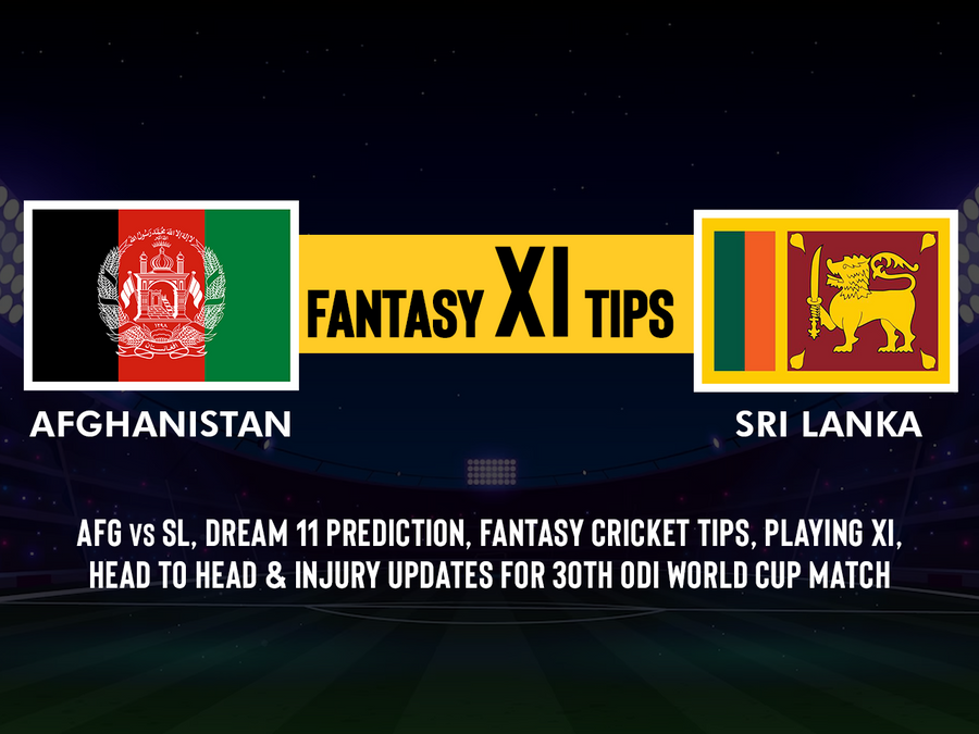 SL vs AFG Dream11 Prediction, ODI World Cup 2023, Match 30: Sri Lanka vs Afghanistan playing XI ...