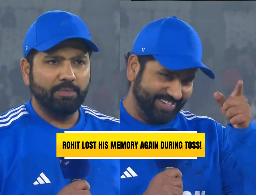 WATCH: Return as captain in T20Is after 14 months, Rohit Sharma forgets ... WATCH: Return as captain in T20Is after 14 months, Rohit Sharma forgets ...