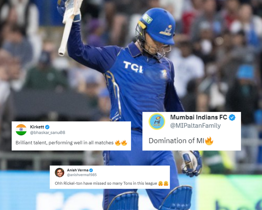 'Iski century kabhi nahi ho paayegi' - Fans react as Ryan Rickelton's ...