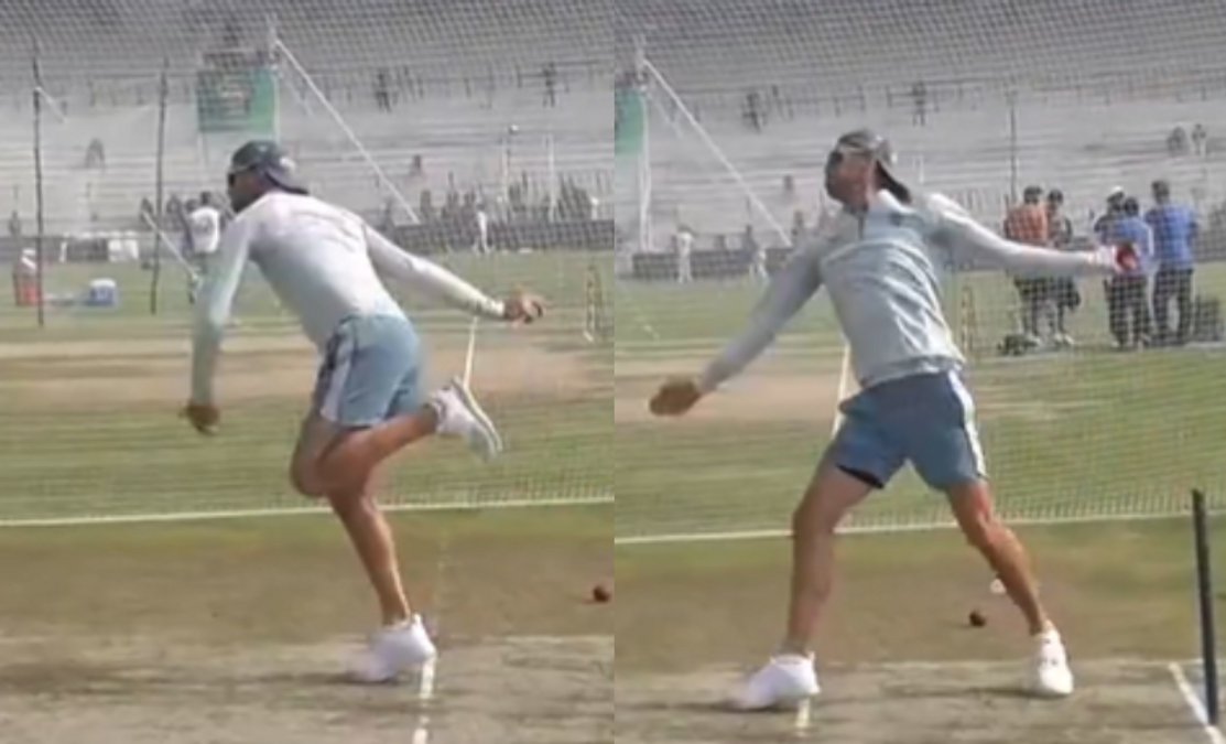 WATCH: James Anderson spotted bowling left-arm spin, video goes viral
