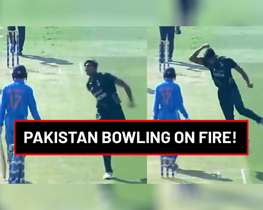 Pakistan pacer's aggressive celebration lit up the stage during IND vs ...