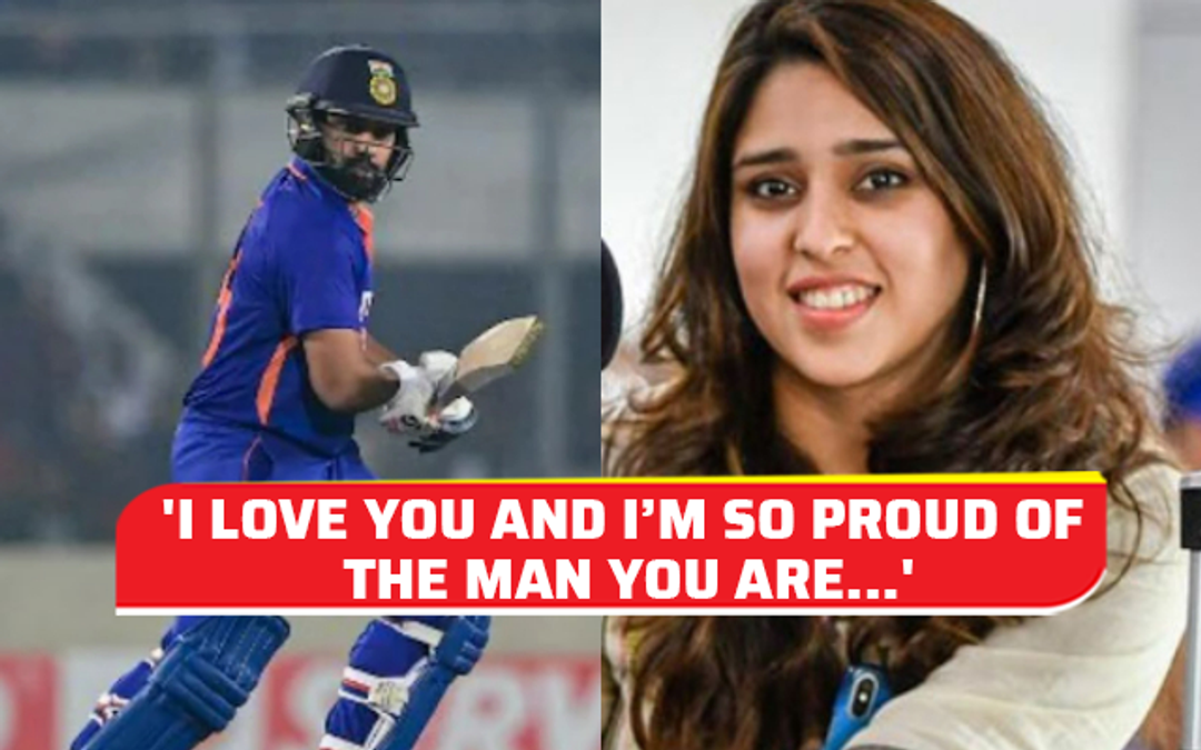 Ritika Sajdeh posts emotional story after husband Rohit Sharma's heroic knock with 'broken thumb ...
